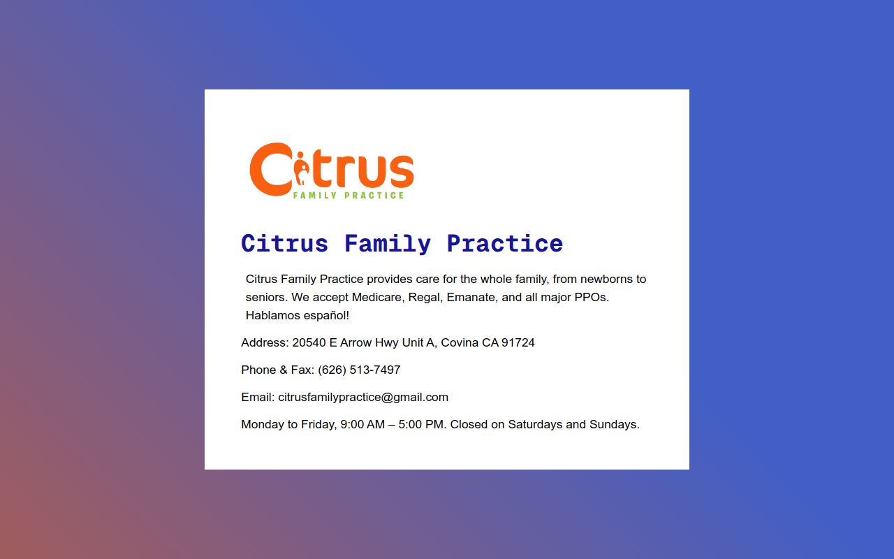 Citrus Family Practice